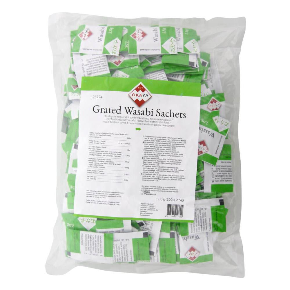 Grated Wasabi Sachets 200pcs 500g – SEIKATSU Japan Lifestyle
