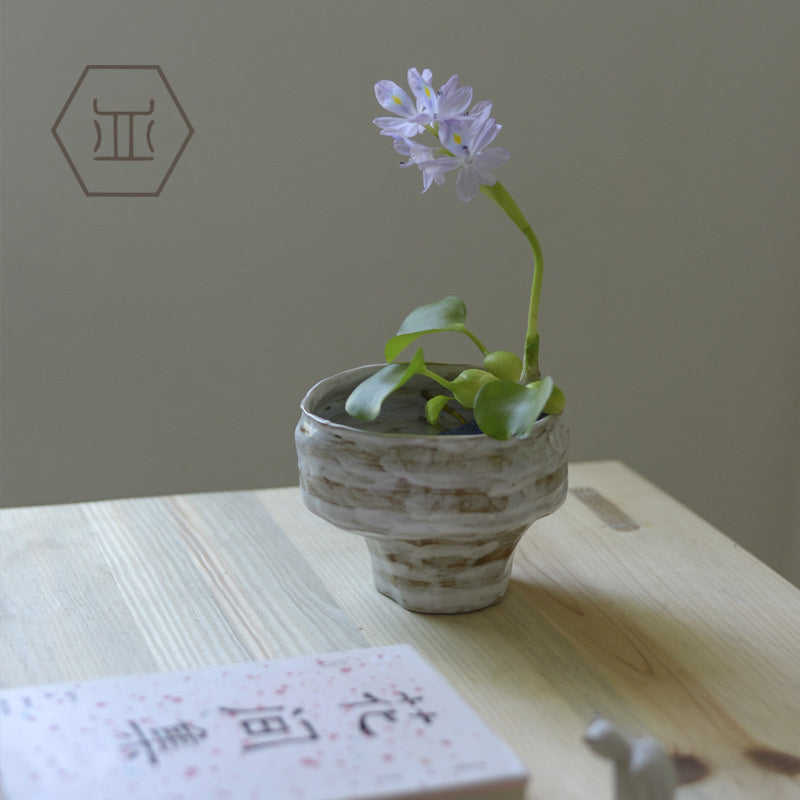 Nippon Toki Handmade Flower Vase Tedzukuri White (shiro 11*14.5 850ml ...