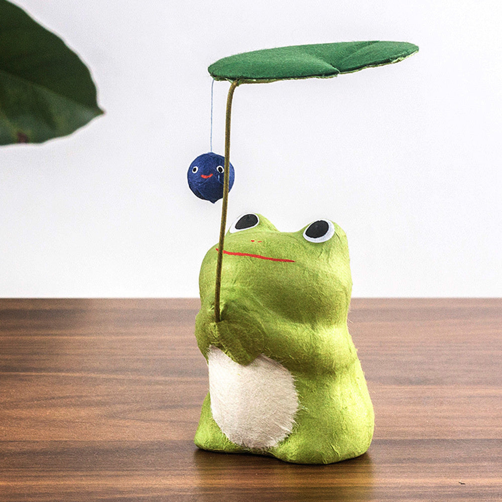 Kyoto paper mâché Washi Handmade Sunny-doll Frog – SEIKATSU Japan Lifestyle